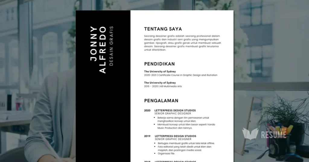 Download Format CV Kosong Doc - Contoh CV Pdf